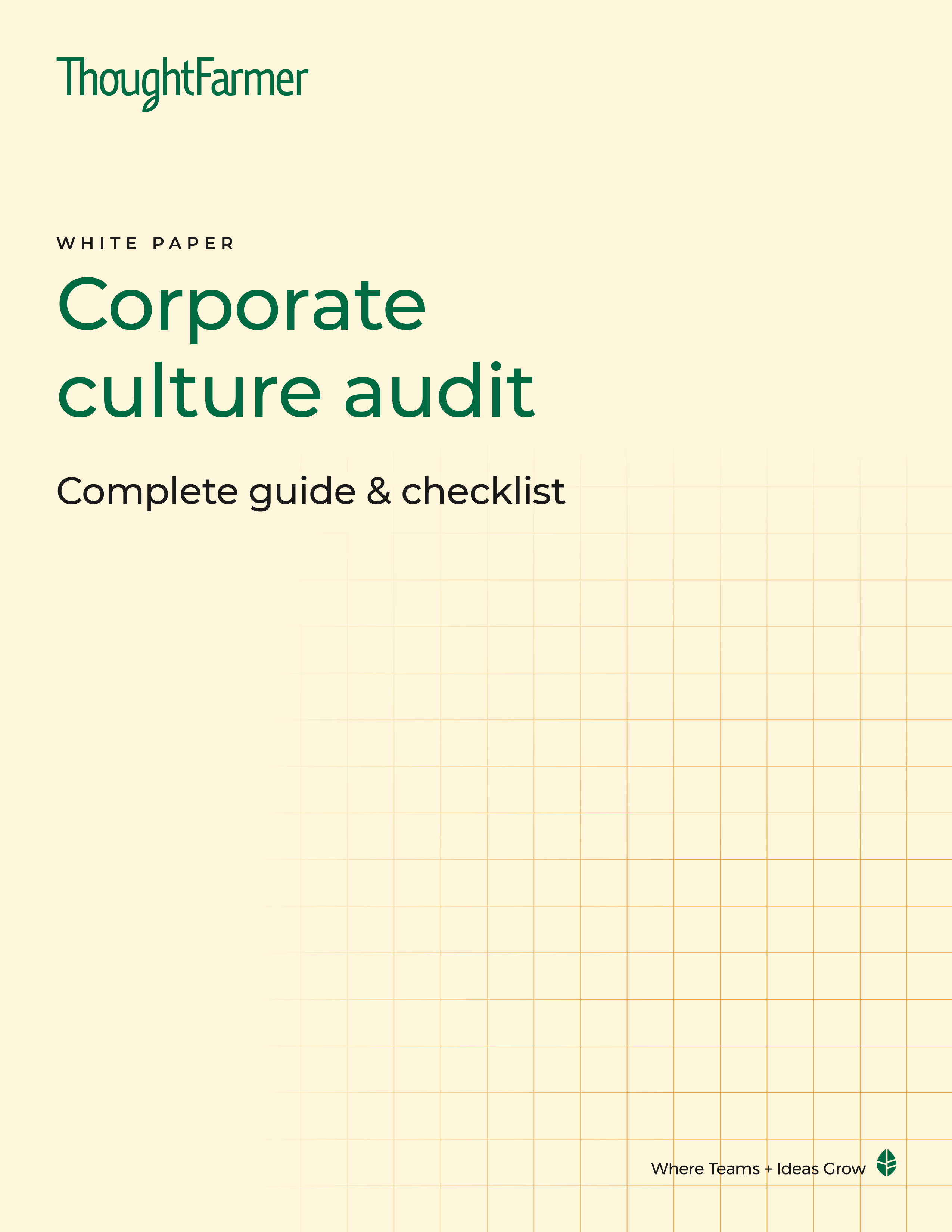 Corporate culture audit: complete guide & checklist